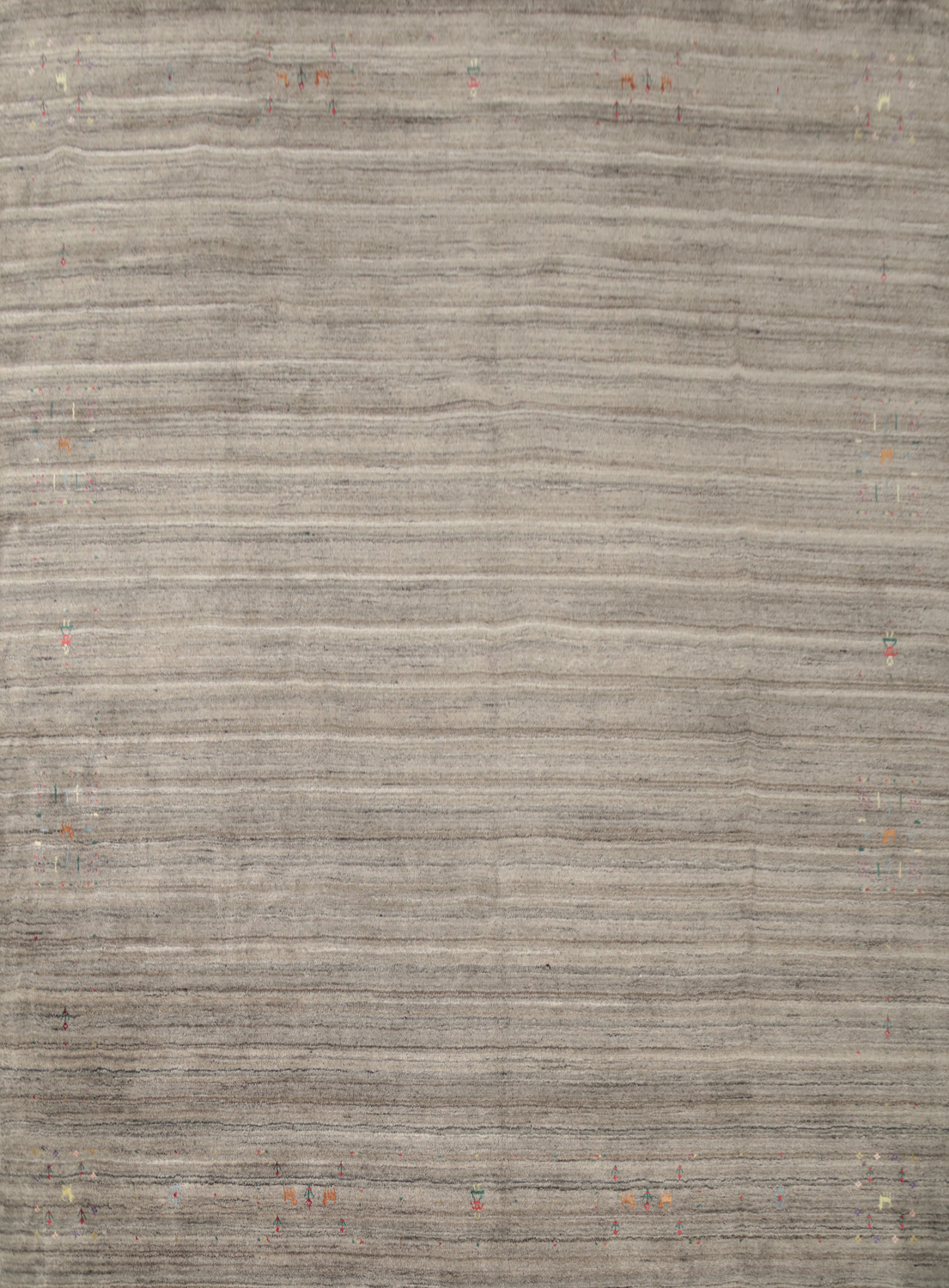 Chic Gabbeh Area Rug 10x10 Adding Texture to Living Room Decor