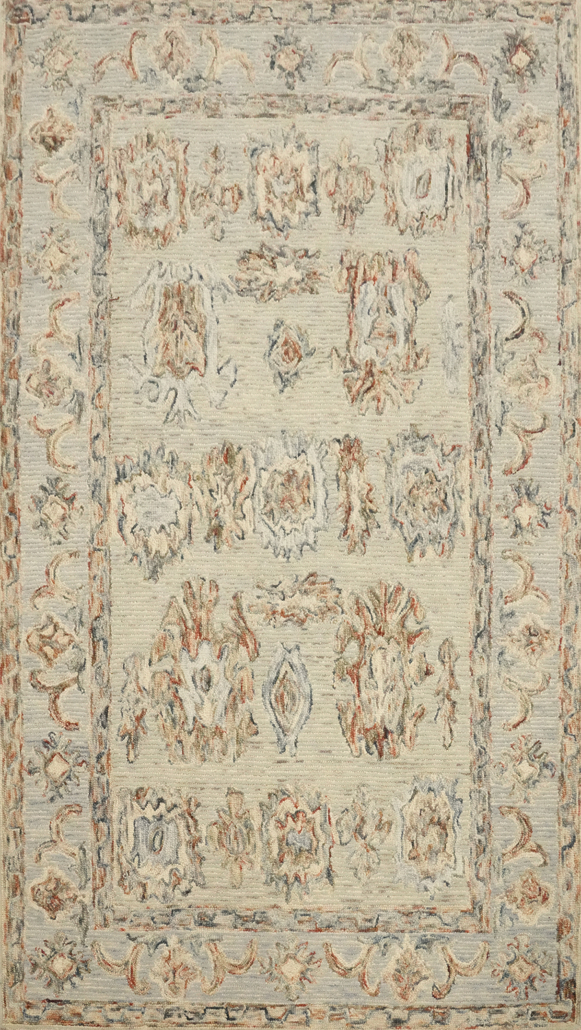 Timeless Abstract Area Rug 5x8 with Beautiful Ornate Design