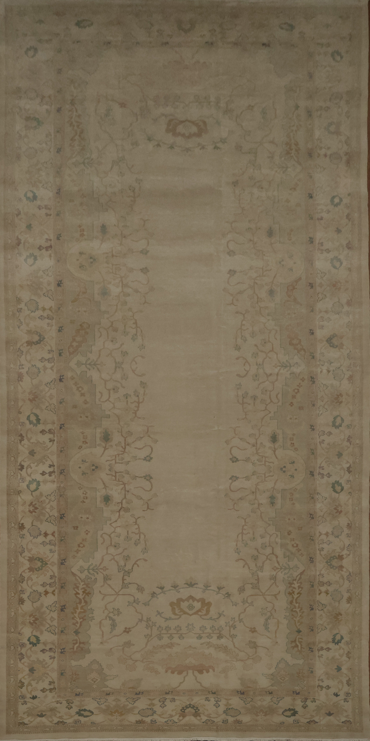 Antique-Inspired Egyptian Neutral Palace Rug 8x20