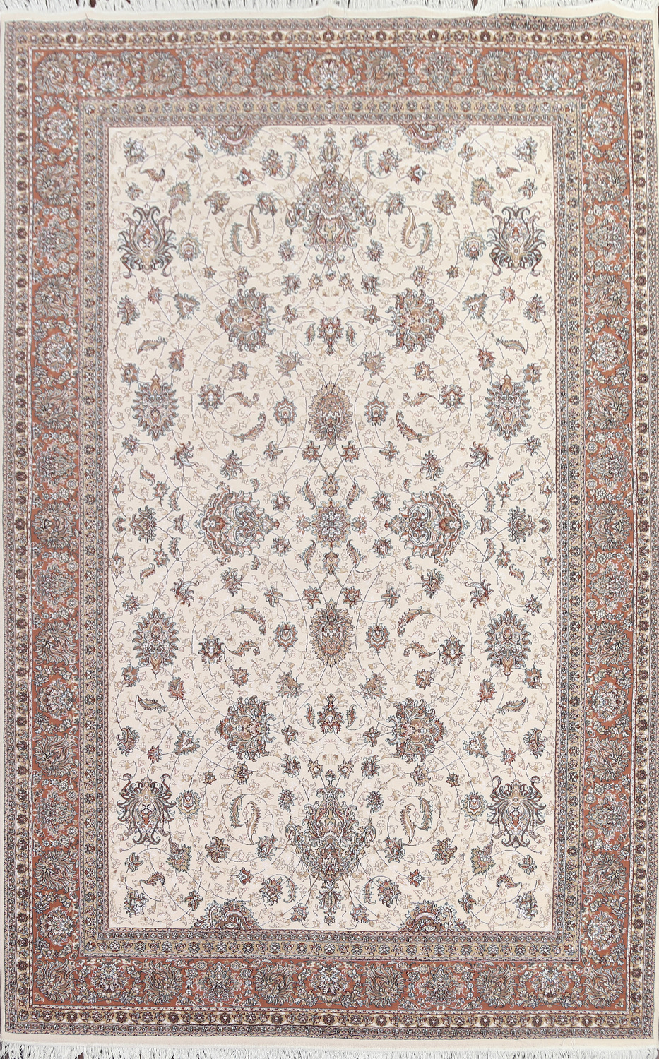 Floral Tabriz Persian Area Rug 8x12