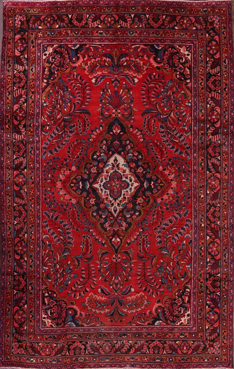 9x14 Lilian Hamadan Persian Area Rug