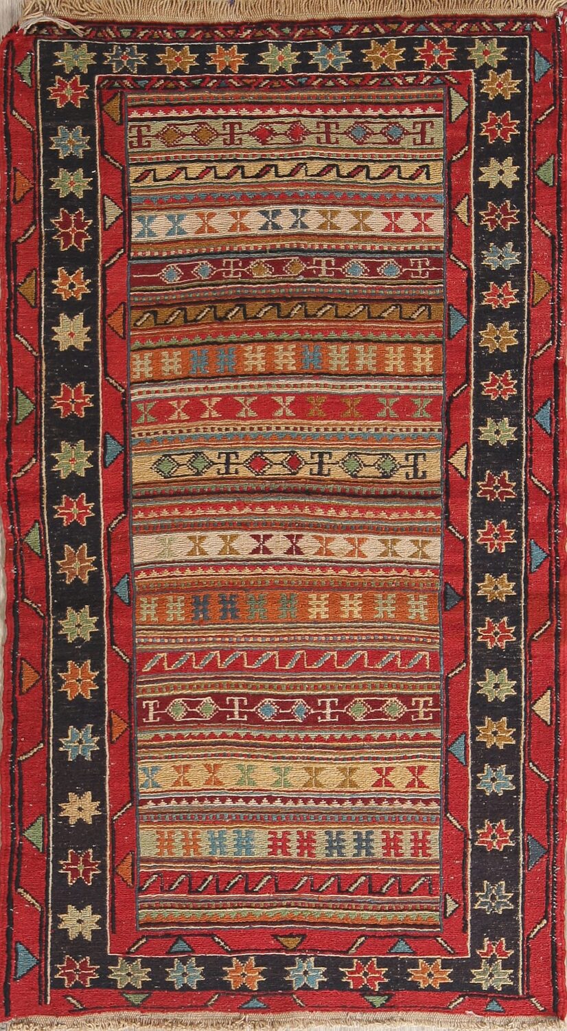 Kilim Shiraz Persian Area Rug 3x5