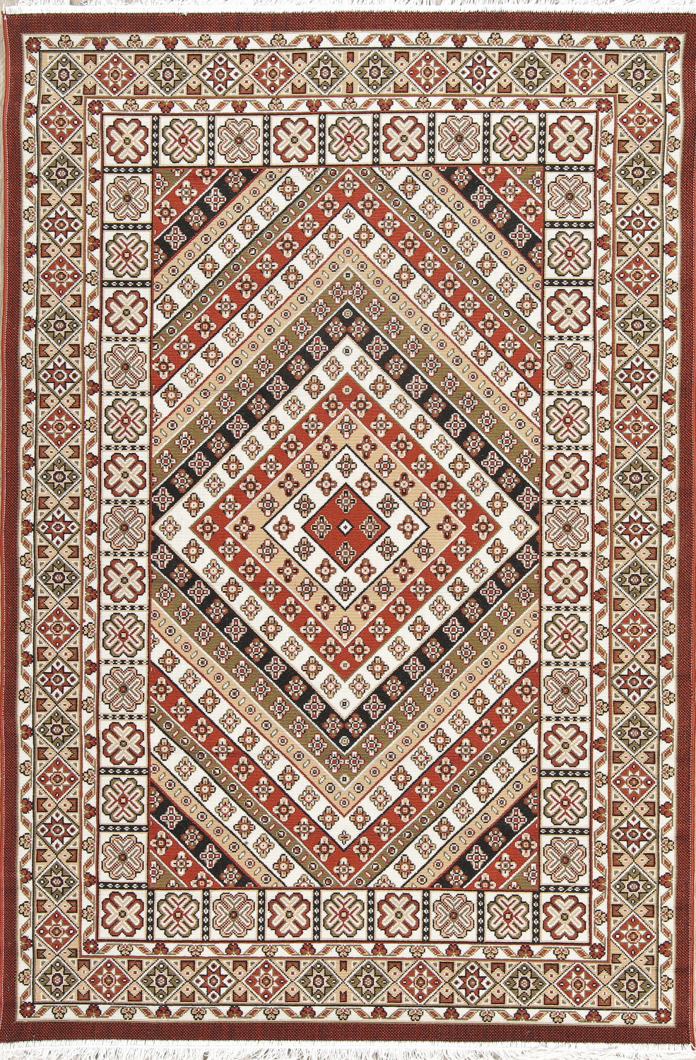 Geometric Kilim Shiraz Turkish Oriental 5x7 Area Rug