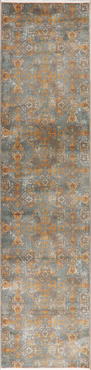 Vintage Style Distressed Heat-Set Area Rugs
