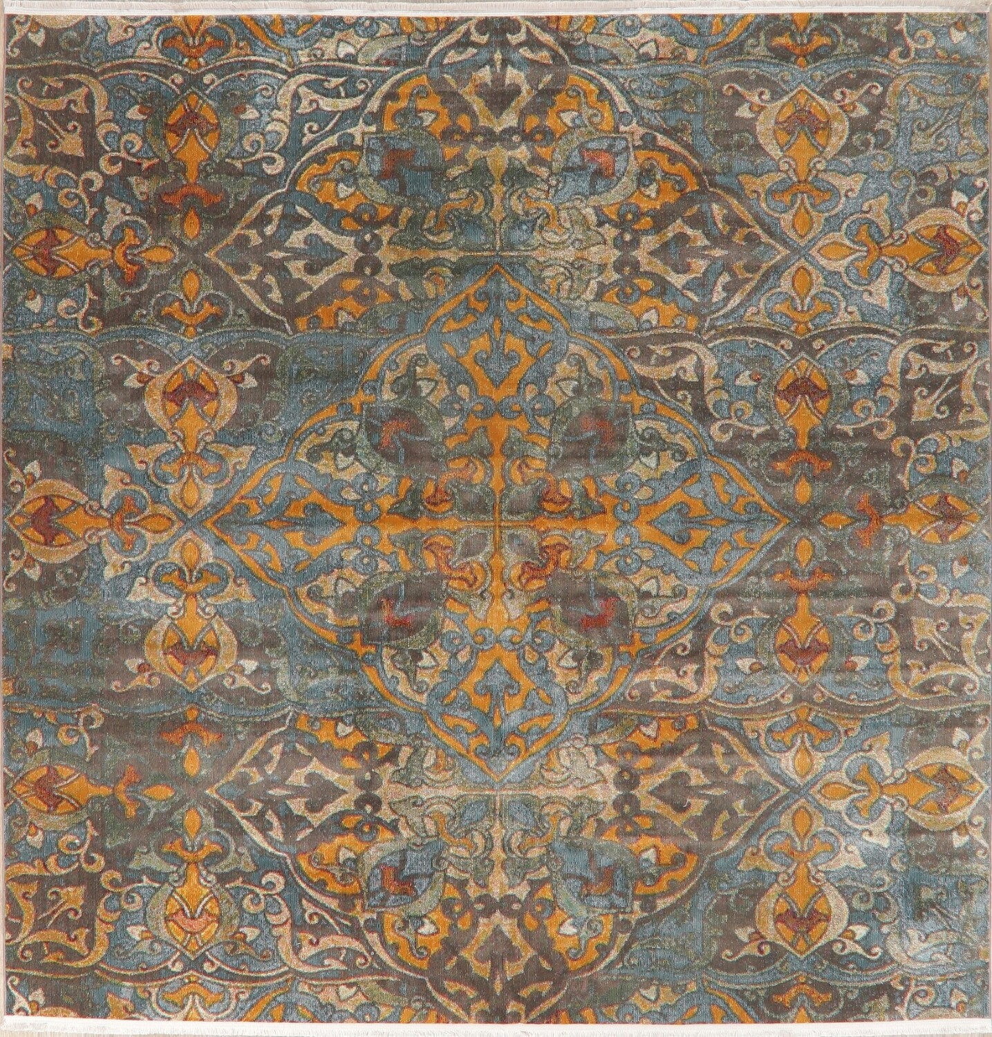 Vintage Style Distressed Heat-Set Area Rugs