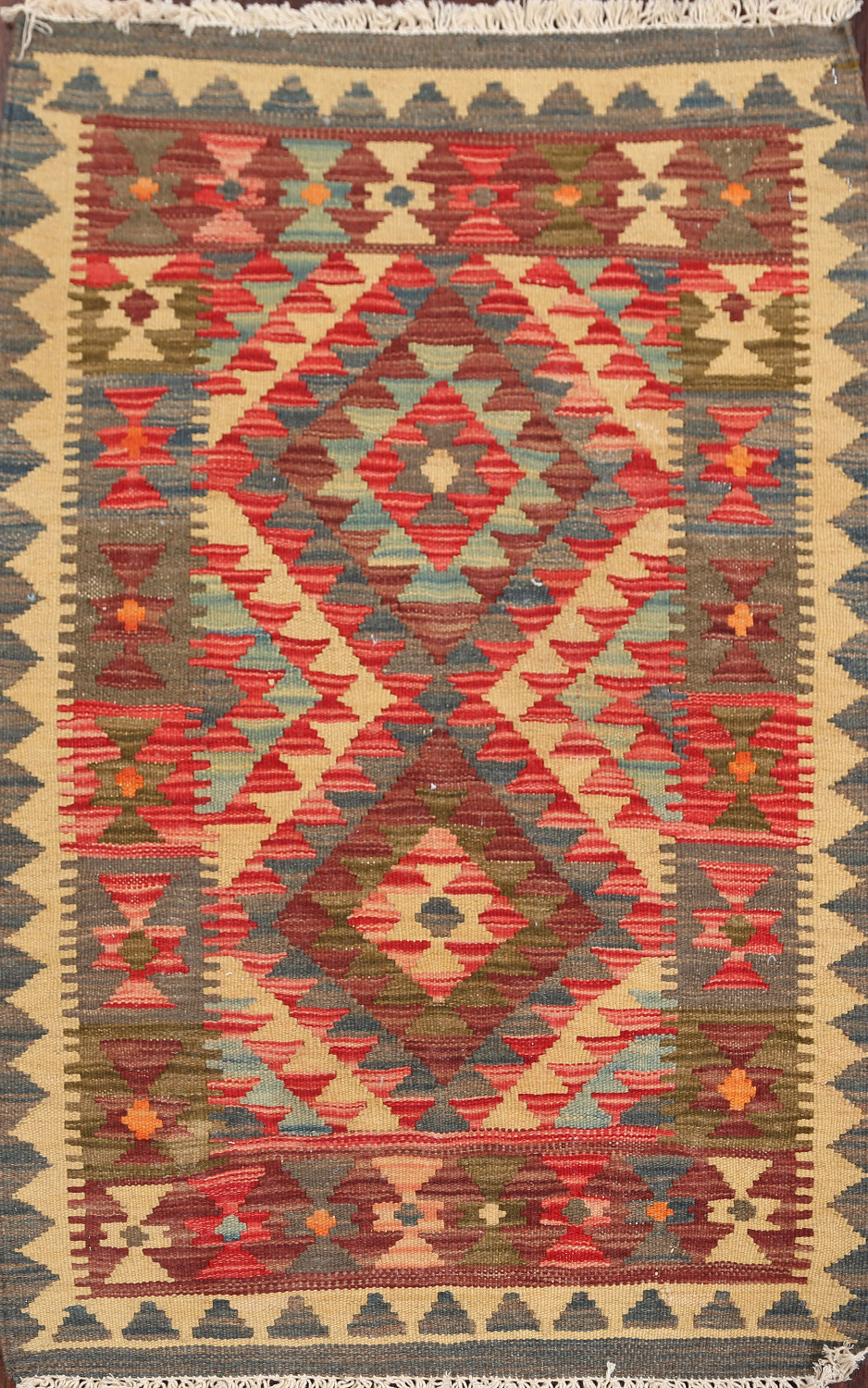 Geometric Kilim Oriental 2x3 Area Rug