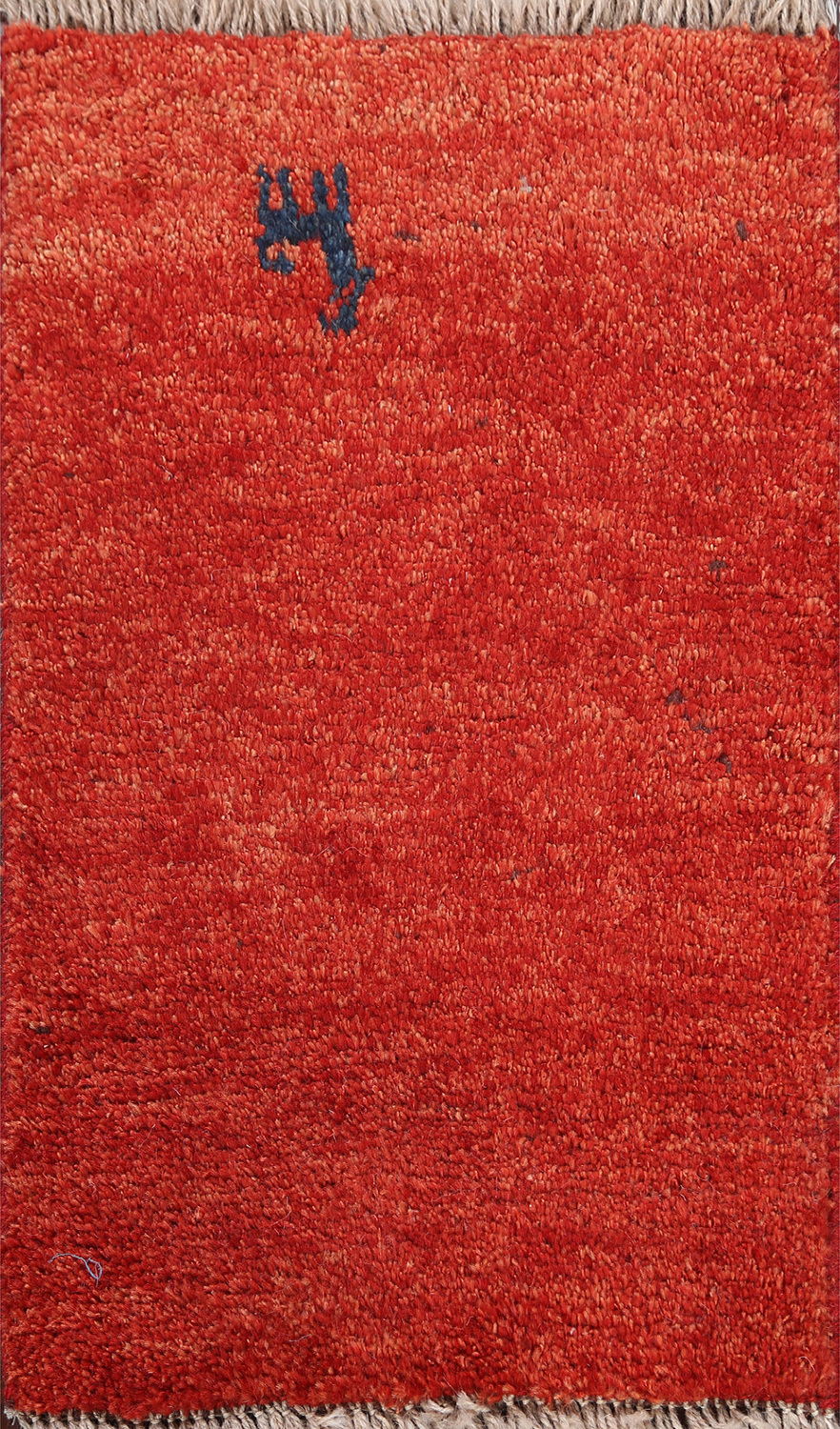 Tribal Gabbeh Persian Area Rugs 1x2