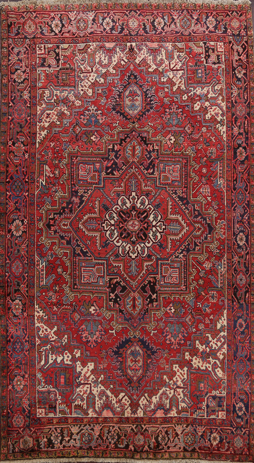 Geometric Heriz Persian Area Rug 8x11