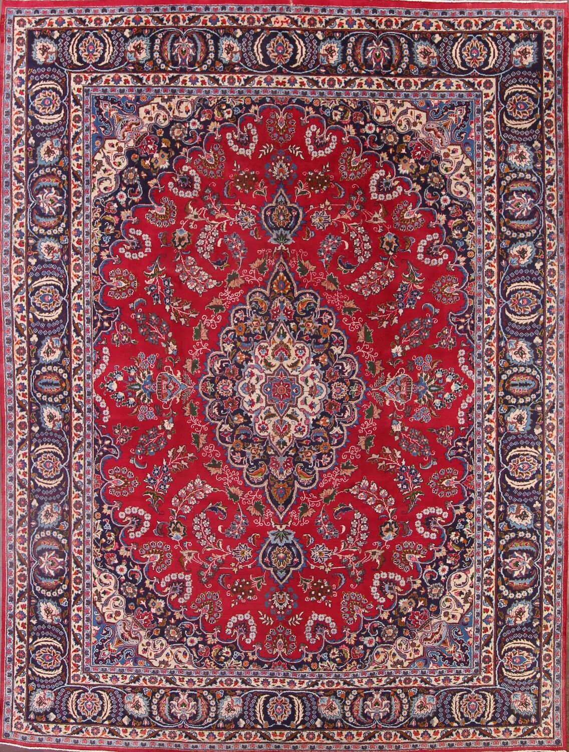 10x13 Mashad Persian Area Rug