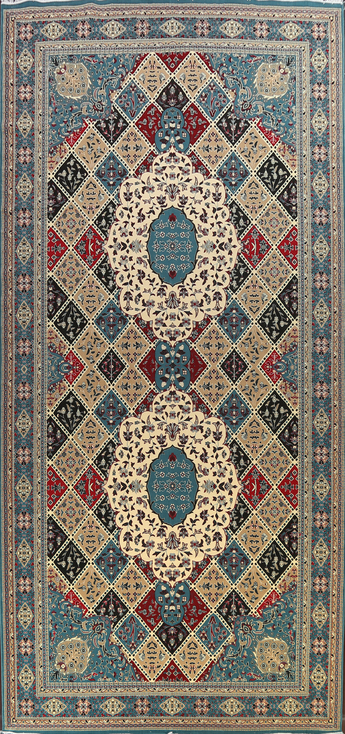 Geometric Tabriz Oriental Area Rug 10x20