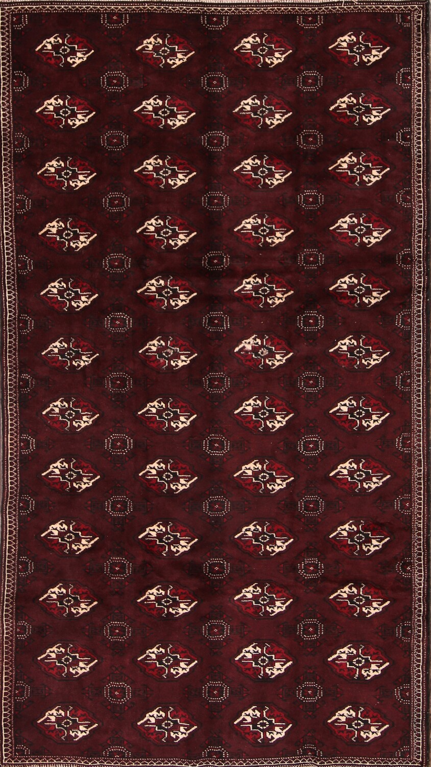 5x9 Balouch Turkoman Persian Area Rug