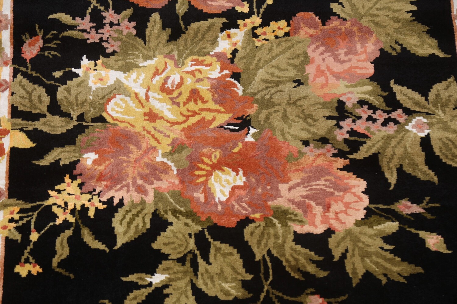 Vegetable Dye Wool Aubusson Oriental Rug 6x8