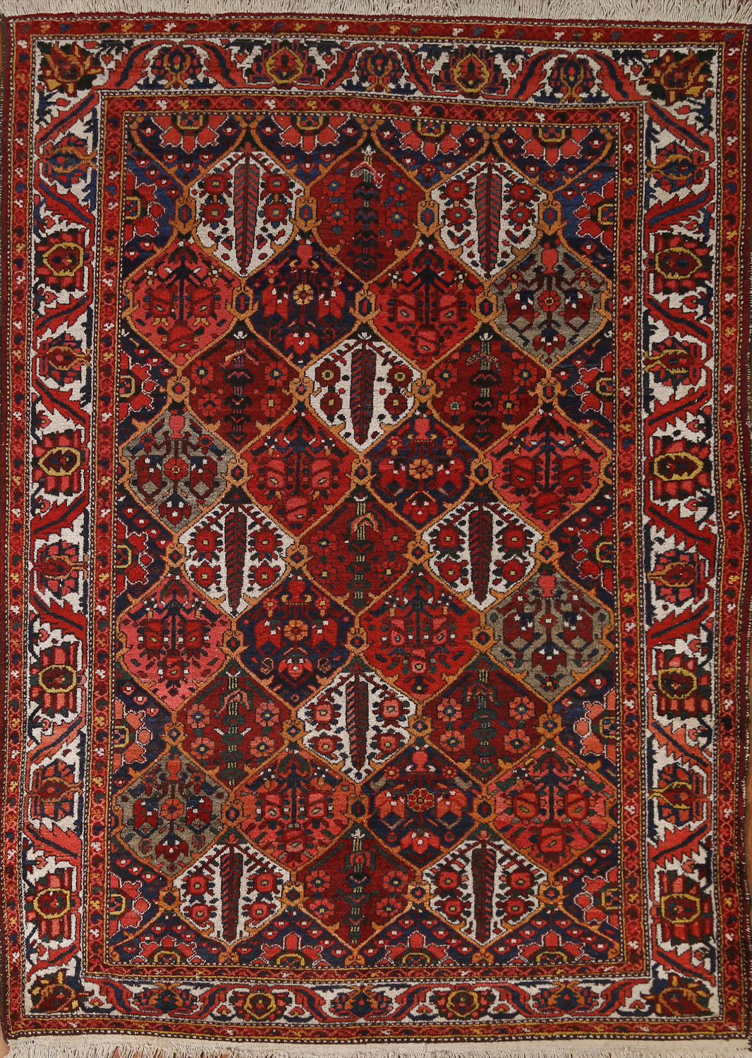Garden Design Bakhtiari Persian Area Rug 5x7