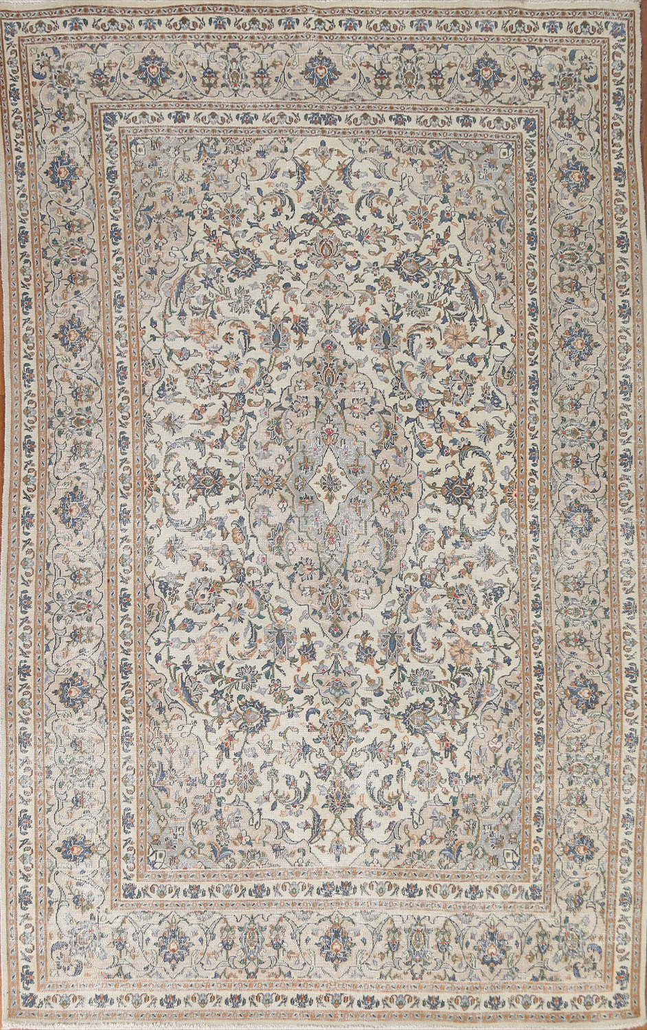 Traditional Kashan Persian Area Rug 6x9
