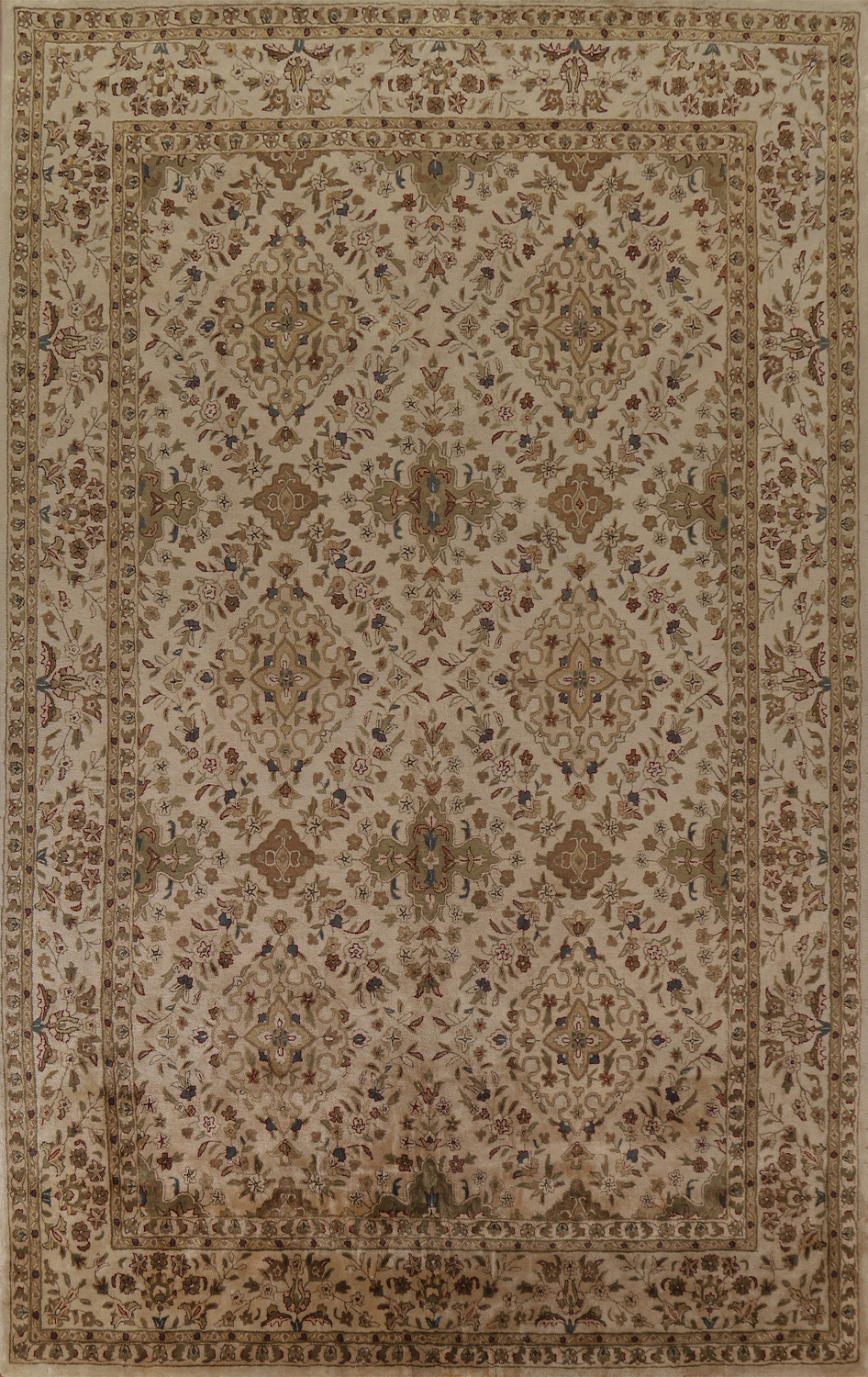 Floral Wool Agra Large Area Rug 10x14