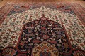 Pre-1900 Masterpiece Vegetable Dye Heriz Serapi Persian Rug 13x19