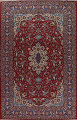 Vegetable Dye Red Isfahan Persian Area Rug 10x14
