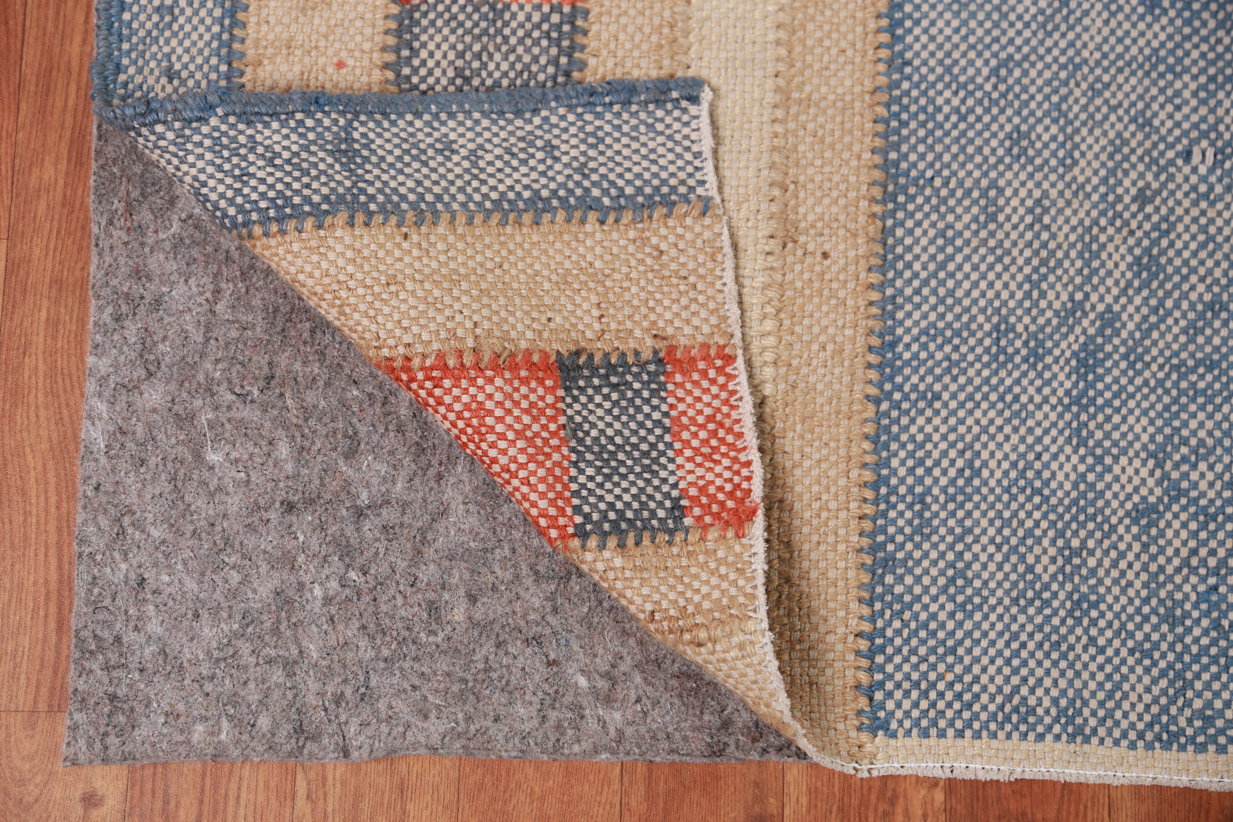 Vegetable Dye Jute Kilim Turkish Square Rug 9x9