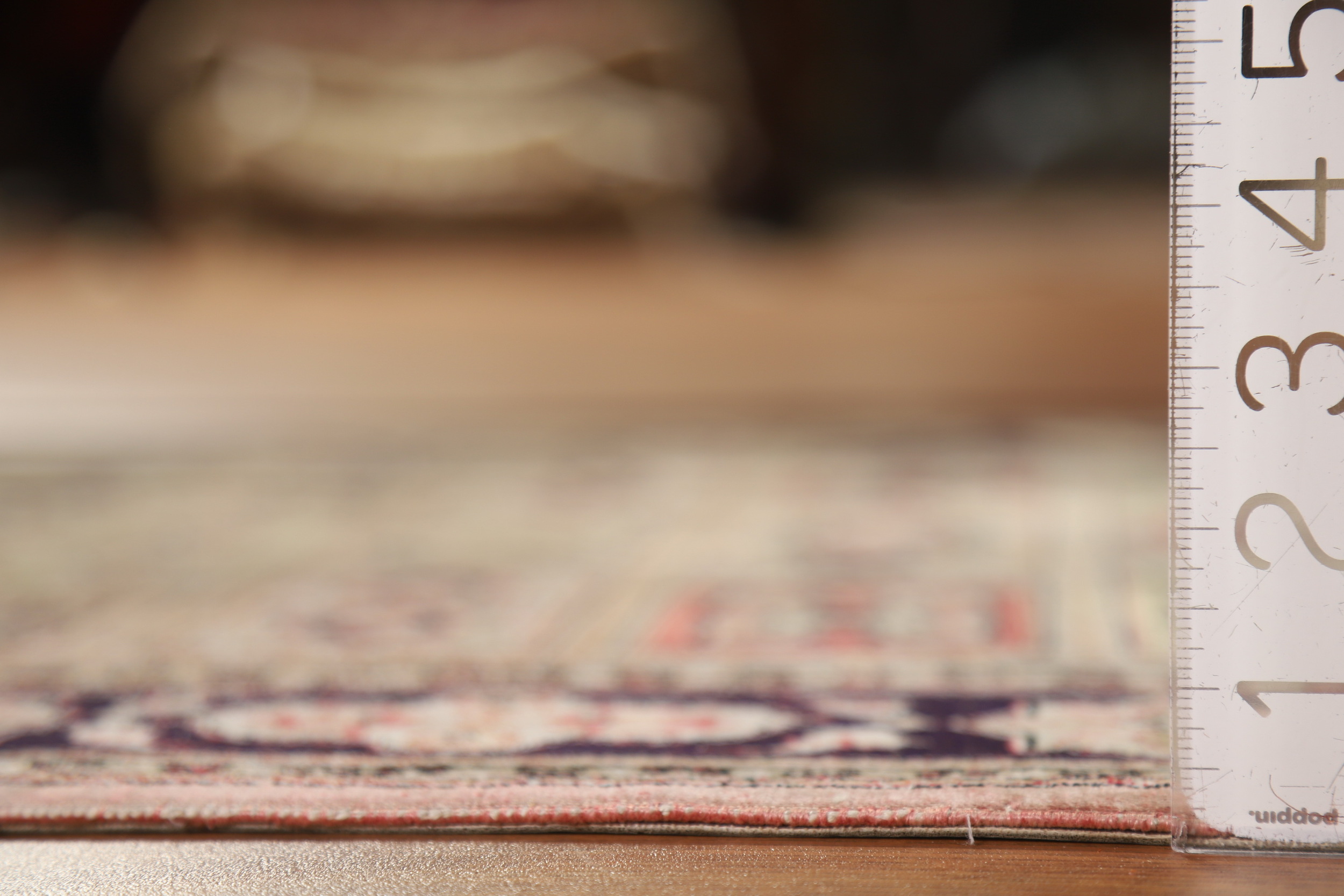 Vegetable Dye Silk Qum Persian Rug 3x4